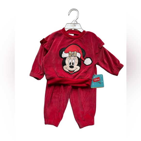 Disney | Matching Sets | Disney Baby Girls 6m9m Minnie Mouse Christmas ...